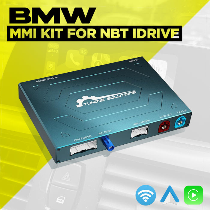 Andream BMW NBT MMI Kit Wireless Apple CarPlay & Android Auto